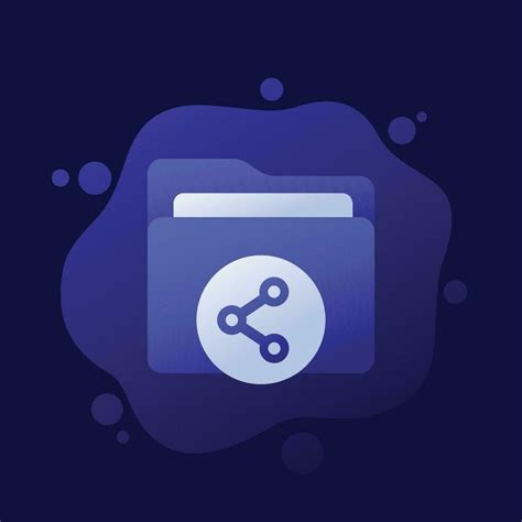 Shared Folder Icon Vector Design 33712897 Vector Art At Vecteezy