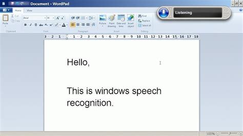 Voice Recognition Software For Windows 7