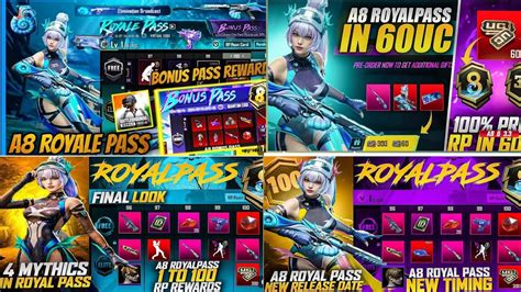 A8 Royal Pass 1 To 100 Rewards Bgmi Next Royal Pass Leaks New Royal