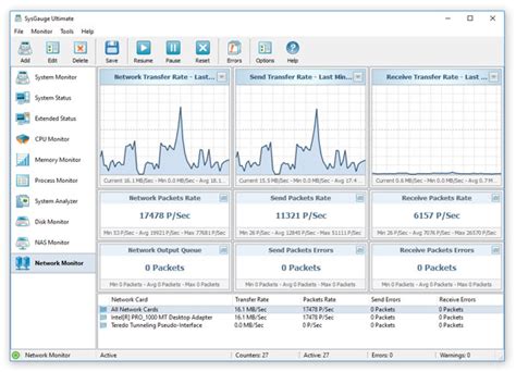 Sysgauge System Monitor Network Activity Monitoring