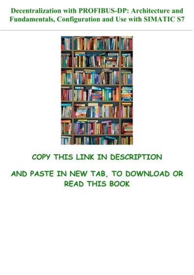 read book [pdf] decentralization with profibus dp architecture and