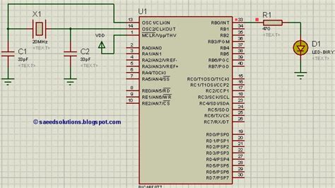 Circuit Diagram Of Pic Microcontroller 16f877a Circuit Diagram