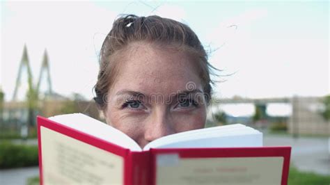 An Adult Woman Reading Book Outside Stock Footage Video Of Outdoor Female 258798968