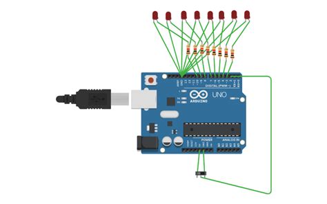 Circuit Design Led Lampen Arduino Tinkercad