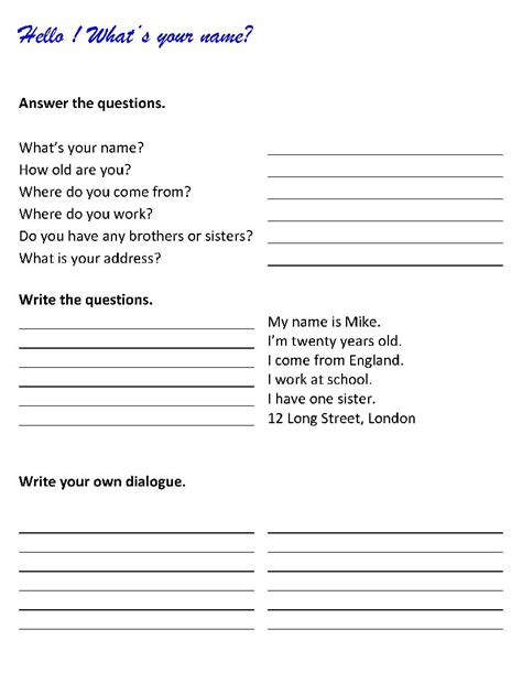 English For Everyone Angielski Dla Każdego Hello Whats Your
