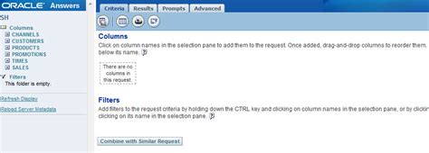 Obieebyexample How To Filter Data In Obiee 10g