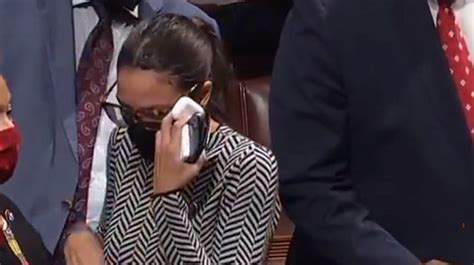 AOC Reportedly Crying On The House Floor After Voting Present For Israel Iron Dome Funding