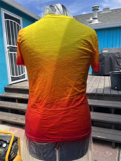First Gradient Experiments With Fabric Dye Airbrush R Dyeing