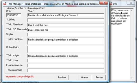 Journals SciELO PC Programs Documentation