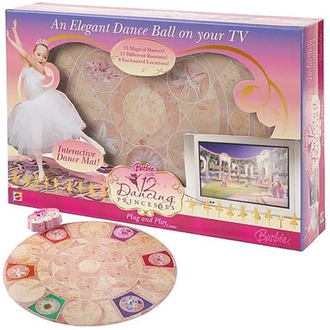 Barbie 12 Dancing Princesses Interactive Dance Game Mattel Barbie