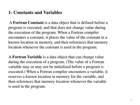 Ppt Programming For Nuclear Engineers Lecture 3 Basic Elements Of Fortran Powerpoint