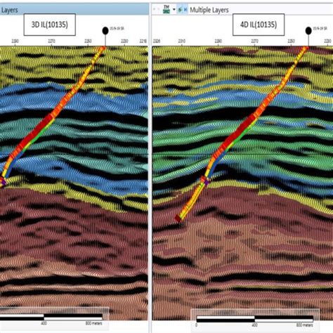 Seismic Section Of 3 D And 4 D Of Seismic Color Inversion Download