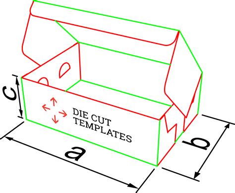 Rectangle Cake Box Template
