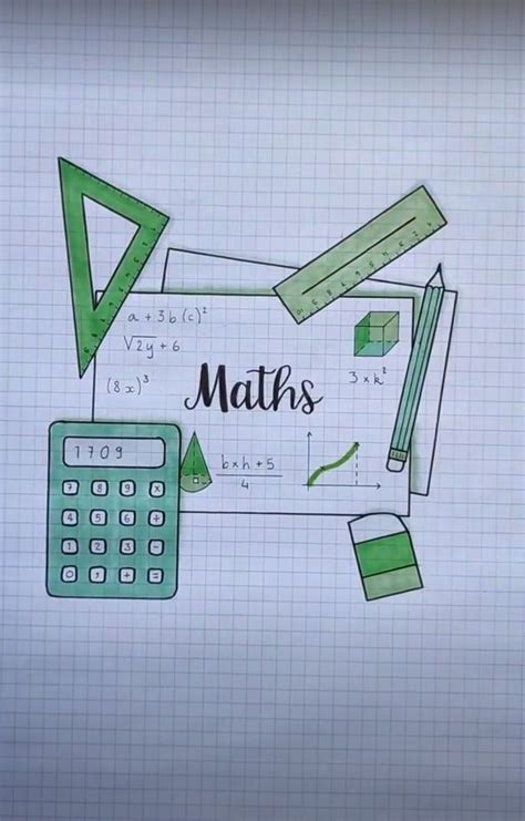 تزيين دفاتر رياضيات Cahiers De Maths Tutoriel De Lettrage