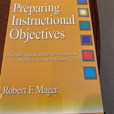 Preparing Instructional Objectives By Robert F Mager Paperback