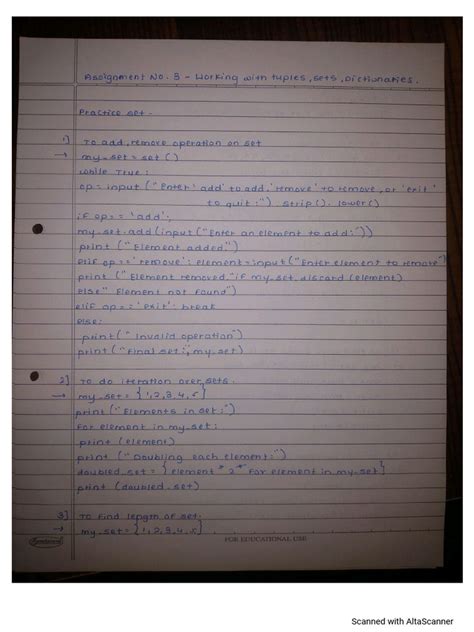 Python 3rd Assignment Pdf