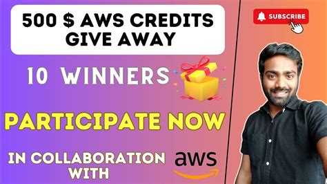 500 Dollars Giveaway How To Participate In Collab With Aws Abhishekveeramalla Aws Youtube