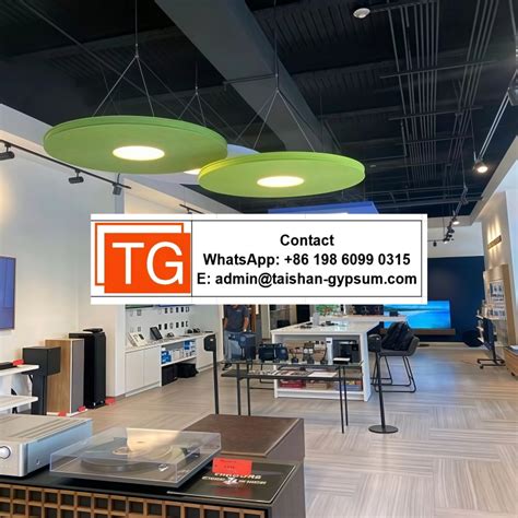 China Rockwool Acoustic Suspended Ceiling Panels Taishan Ceiling Wall