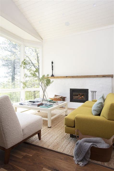 Tour A Minnesota Lake House With Classic Vibes Home Transitional Living Rooms Transitional