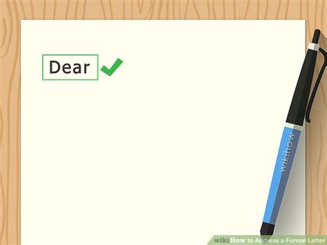 How To Address A Formal Letter