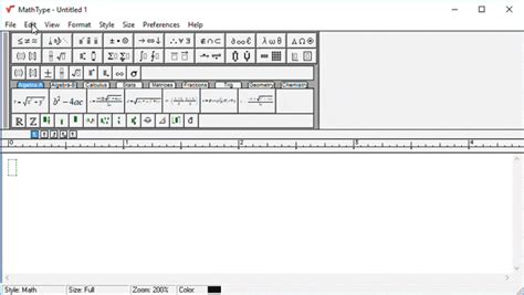 Cách Xác định Và Sử Dụng Phím Tắt Trong Mathtype