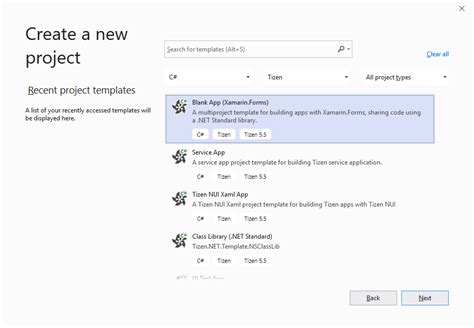 Create Your First Tizen Wearable Net Application Tizen Docs