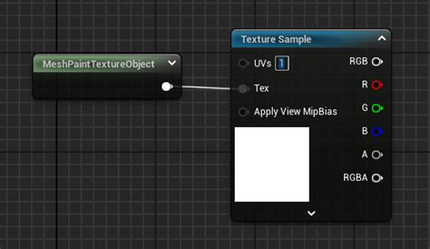 Setting Up A Material And Mesh For Texture Color Painting In Unreal Engine Unreal Engine