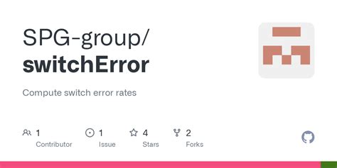 GitHub SPG Group SwitchError Compute Switch Error Rates