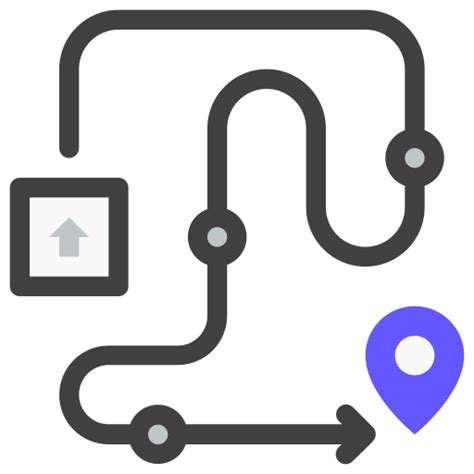 Tracking Generic Outline Color Icon