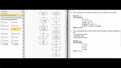 Programação Básica Aula02 Diagrama de Blocos YouTube