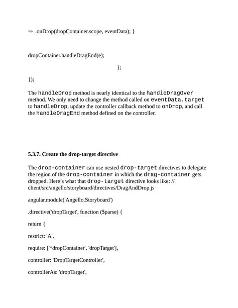 Web Devlopment In Angular Js In Action Ondropdropcontainer