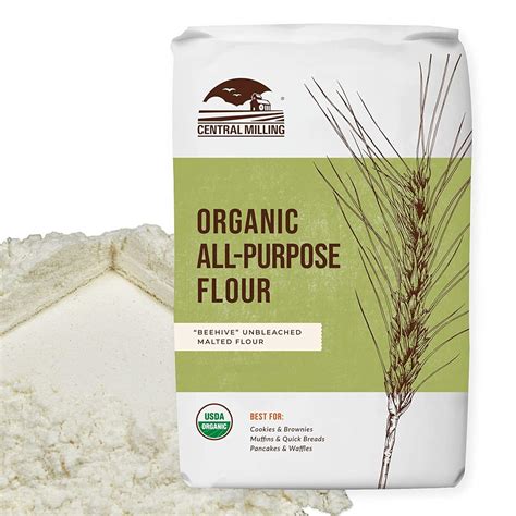 100 Organic All Purpose Unbleached White Baking Flour