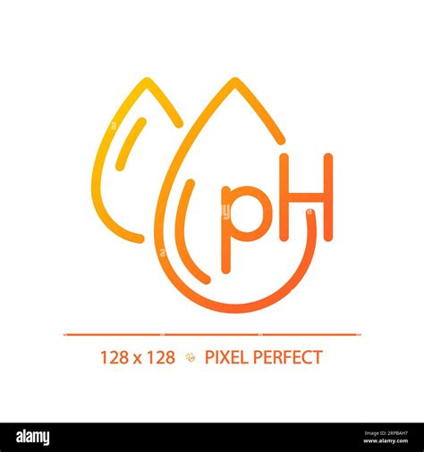 2d Ph Balance Thin Linear Gradient Icon Stock Vector Image And Art Alamy
