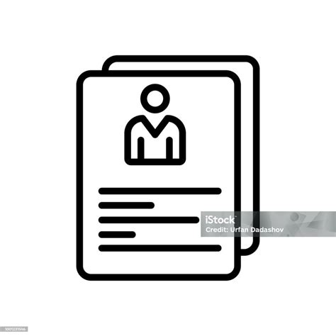 Summary Icon Vector Sign And Symbol Isolated On White Background