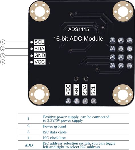 Cqrobot Ocean Ads1115 16 Bit Sensor Analog Signal And Digital Signal Acquisition Or Conversion