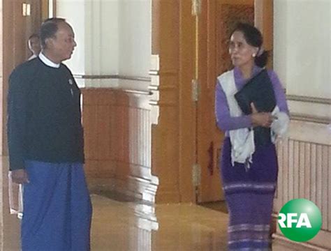 ဒေါ်အောင်ဆန်းစုကြည်နဲ့ အမျိုးသားလွှတ်တော်ဥက္ကဌ တို့ တွေ့ဆုံ — မြန်မာဌာန