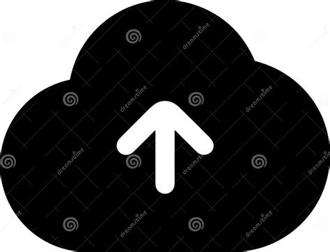 Cloud Storage Icon Symbol Vector Image Illustration Of The Database Server Hosting Cloud System