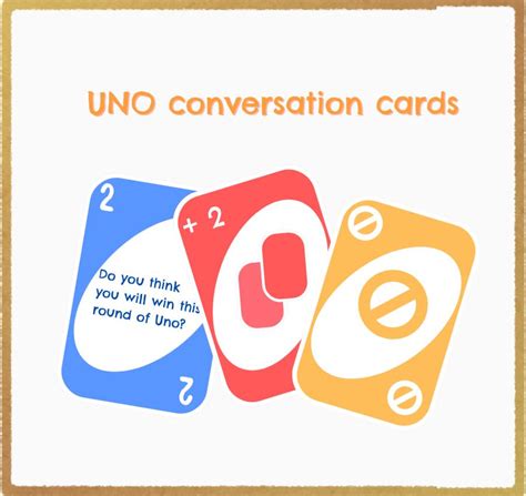 UNO Conversation Cards PDF