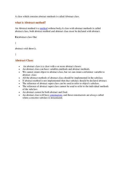 Abstract Class In Oop Php