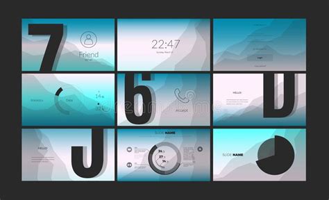 Modern Ui Screen Design For Mobile App With Web Elements Stock Vector Illustration Of Design