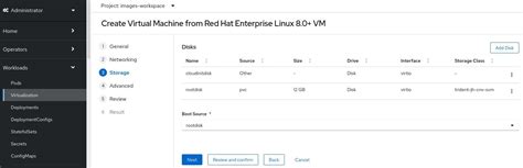 Creating A Two Disk RHEL VM With An Immutable OS Disk