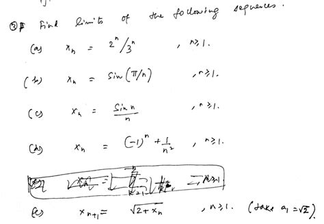 Solved 3 ﻿find Limits Of The Following