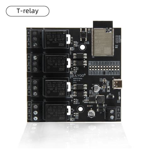 LILYGO T Relay ESP32 Empat Hala DC 5V Relay IoT Relay Shopee Malaysia