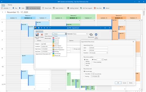 WPF Scheduler Outlook Calendar For NET DevExpress