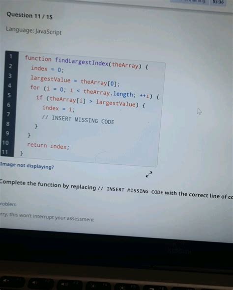 Question 11 15 Language JavaSeript Function StudyX