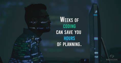 Weeks Of Coding Can Save You Hours Of Planning