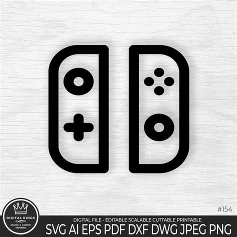 Switch Joystick SVG Switch Svg Switch Controller PNG Joystick Clipart Game Controller Cut Files