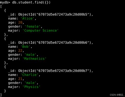mongodb的基本操作 mongodb操作程序 csdn博客