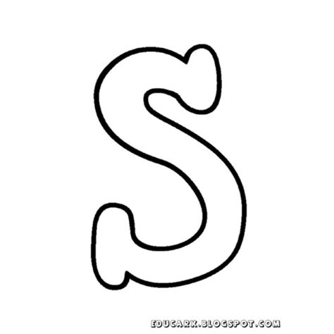 Molde Letra S Opções Para Imprimir