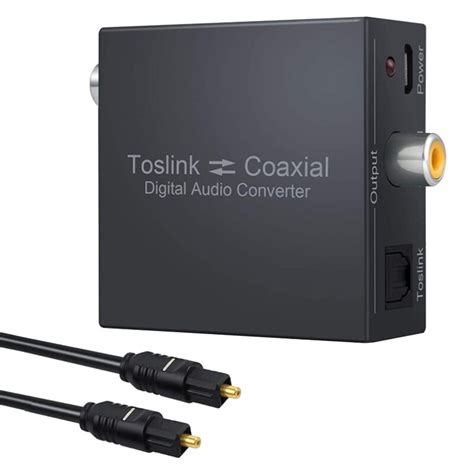 Digital Coaxial To Optical SPDIF Toslink Converter Vicedeal